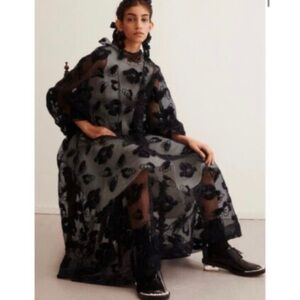 Simone Rocha | Dresses | Simone Rocha X Hm Iconic Black Tinsel Tulle ...